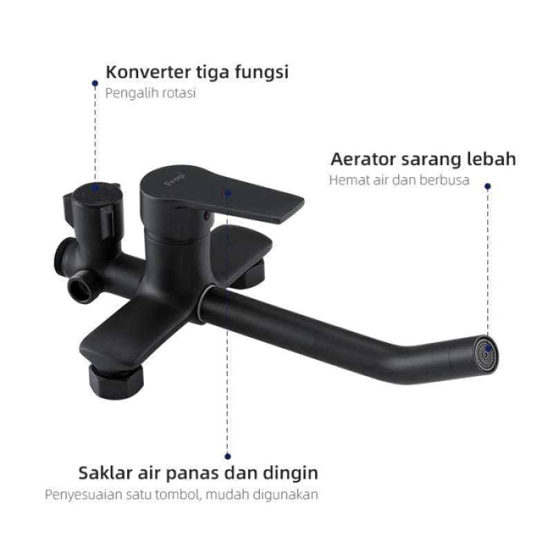 Jual Shower Tiang Set Column Keran Mixer Panas Dingin Frap If2409-6 Di Seller Aghanim ...