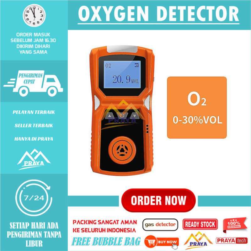 Jual Oxygen Detector Handheld O2 Pengukur Oksigen Meter Tester Gas ...