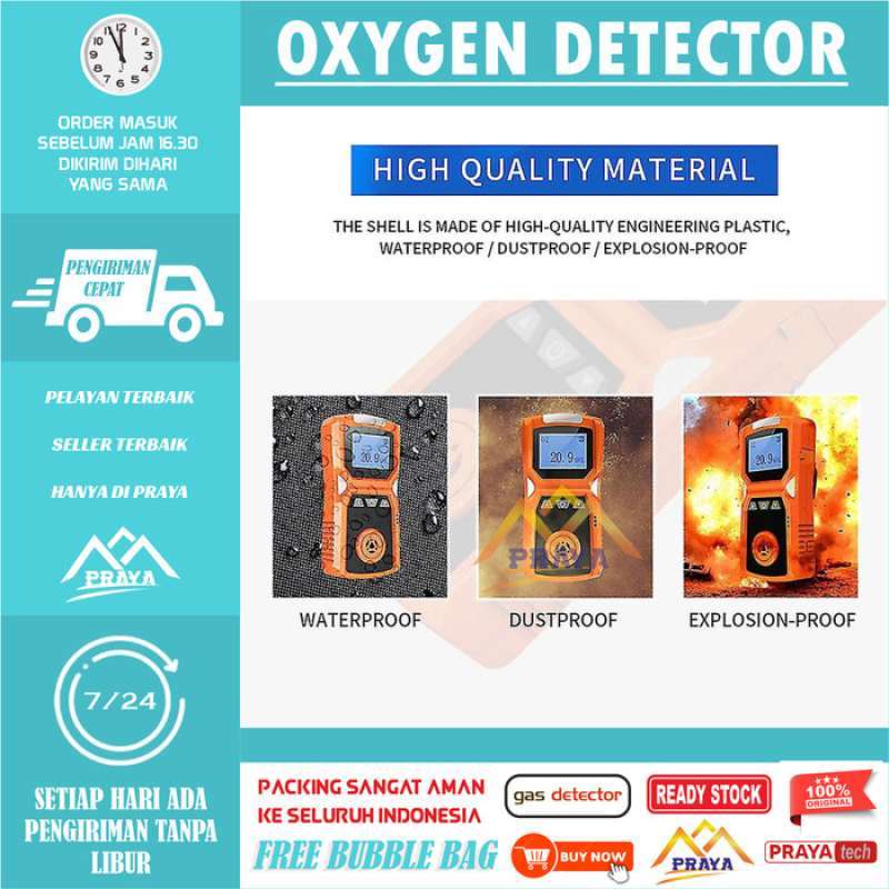 Jual Oxygen Detector Handheld O2 Pengukur Oksigen Meter Tester Gas ...