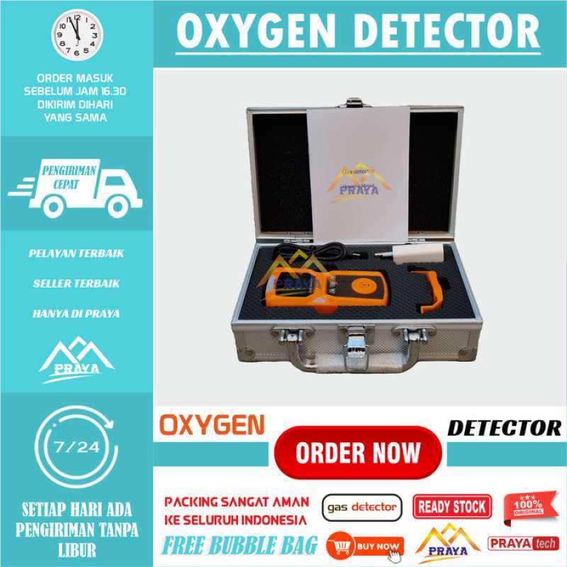 Jual Oxygen Detector Handheld O2 Pengukur Oksigen Meter Tester Gas ...