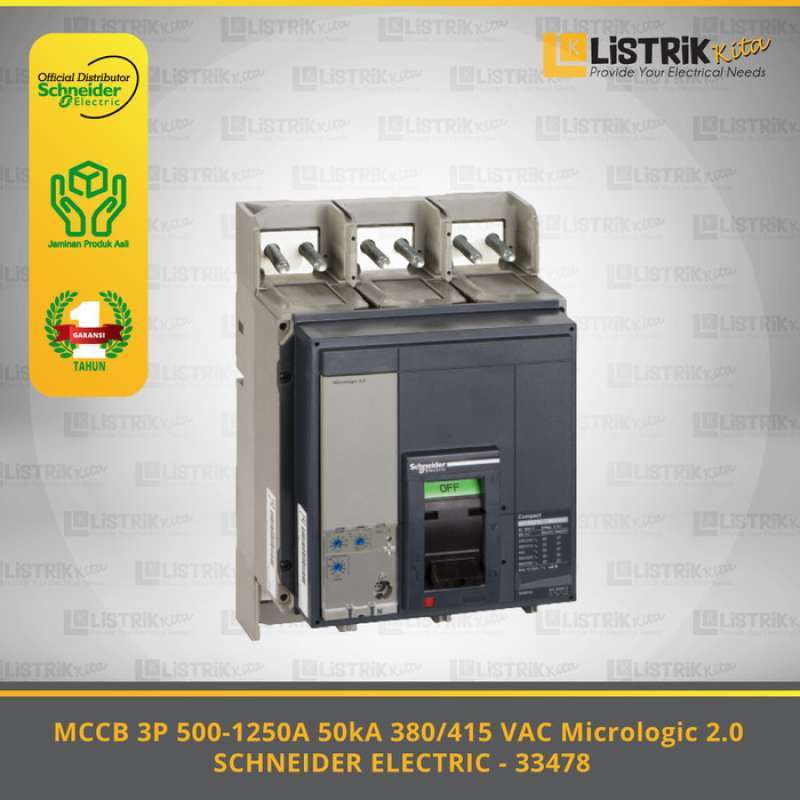 Jual Mccb Schneider Ns1250n 3p 50ka Micrologic 2.0 - 33478 Di Seller Yama - Cengkareng Timur ...