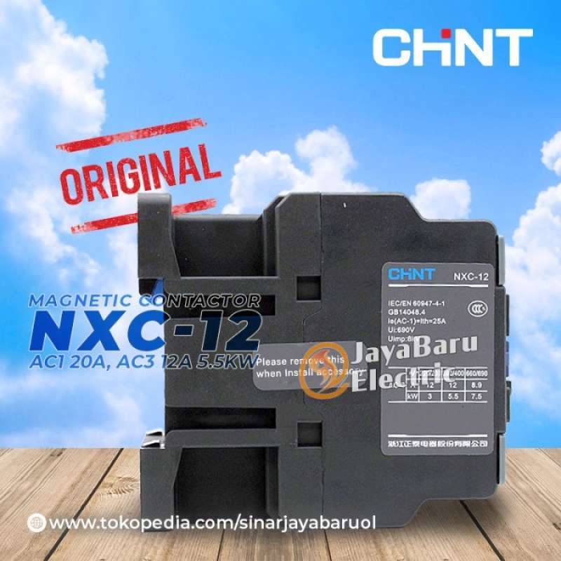Jual Contactor Kontaktor Chint Nxc-12 Nxc12 24v 36v 110v 220v 400v Di Seller Yama - Cengkareng ...
