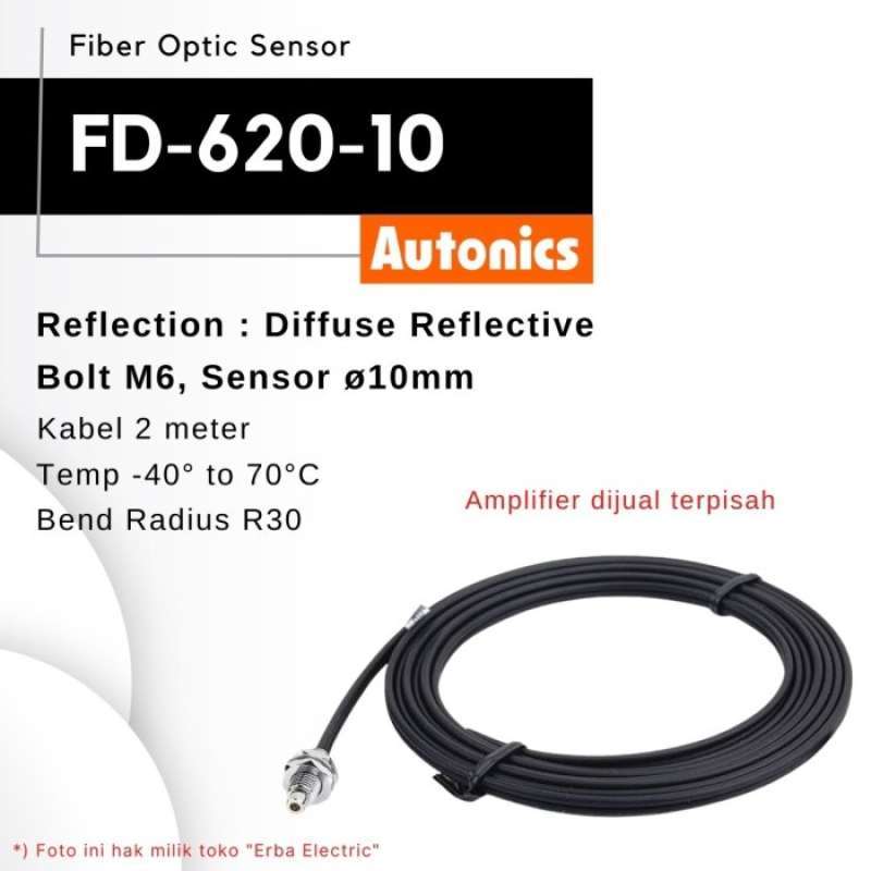 Jual Autonics Fd-620-10 Cable Fiber Optic Sensor 100% Ori Di Seller Aghanim - Cengkareng Timur ...