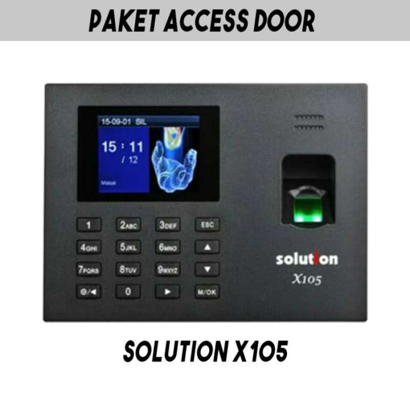 Jual Paket Access Door Solution X105 Access Control / Absensi Solution ...