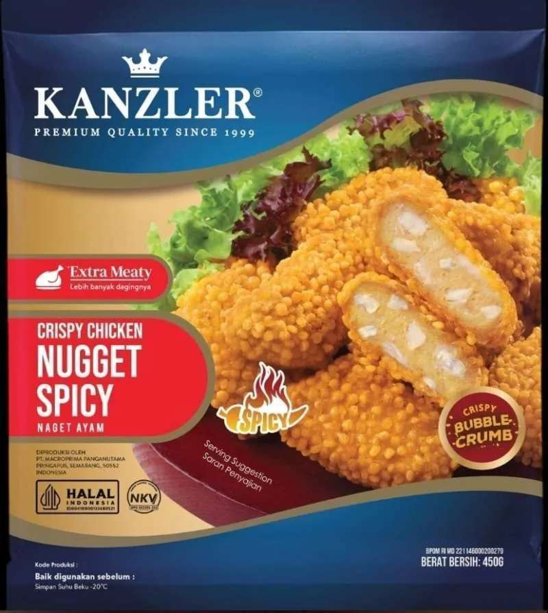 Jual Kanzler Crispy Chicken Nugget Spicy 450gr - Nugget Pedas Di Seller ...