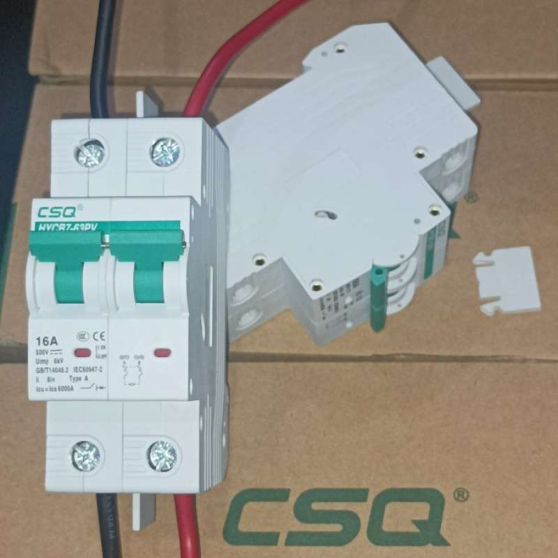 Jual Mcb Dc 2p Non Polaritas Khusus Plts Non Polarity Pv Merek Csq Di ...