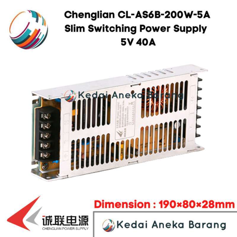 Jual Slim Switching Power Supply Psu Tipis 5v 40a 5 Volt 40 A Di Seller Aghanim - Cengkareng ...