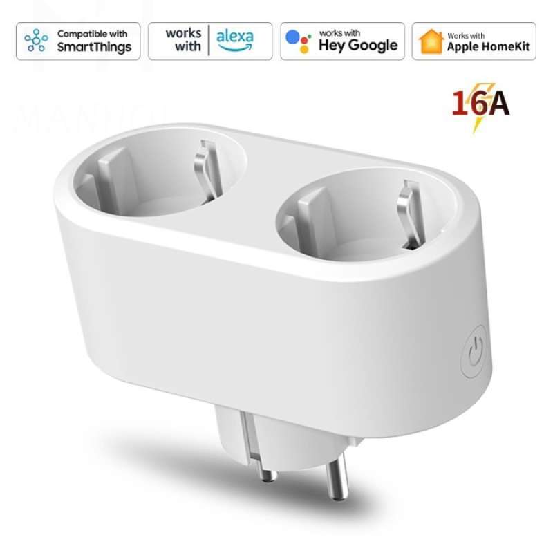 Jual Wireless Smart Plug Socket Saklar 16a Wifi Stop Timer Colokan ...
