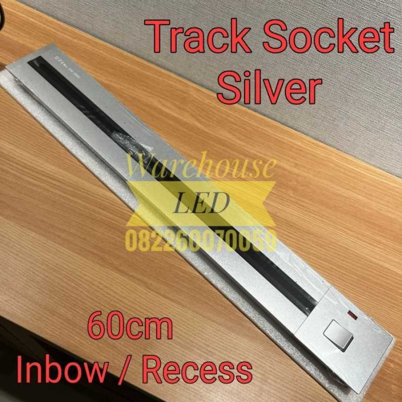 Jual Stop Kontak Meja Rell Track Socket Rel Inbow Outbow Silver Hitam ...