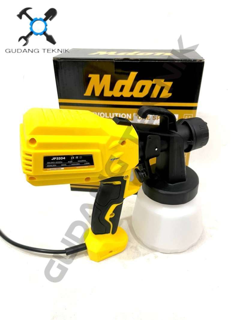 Jual Spray Gun Elektrik 800ml Jp3204 Mdon Semprot Semprotan Cat ...
