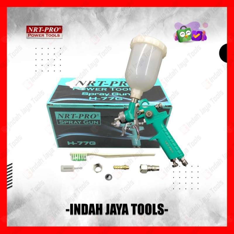 Jual Nrt-pro H77g Spray Gun Hvlp 400 Ml - Alat Semprot Cat Low Pressure ...