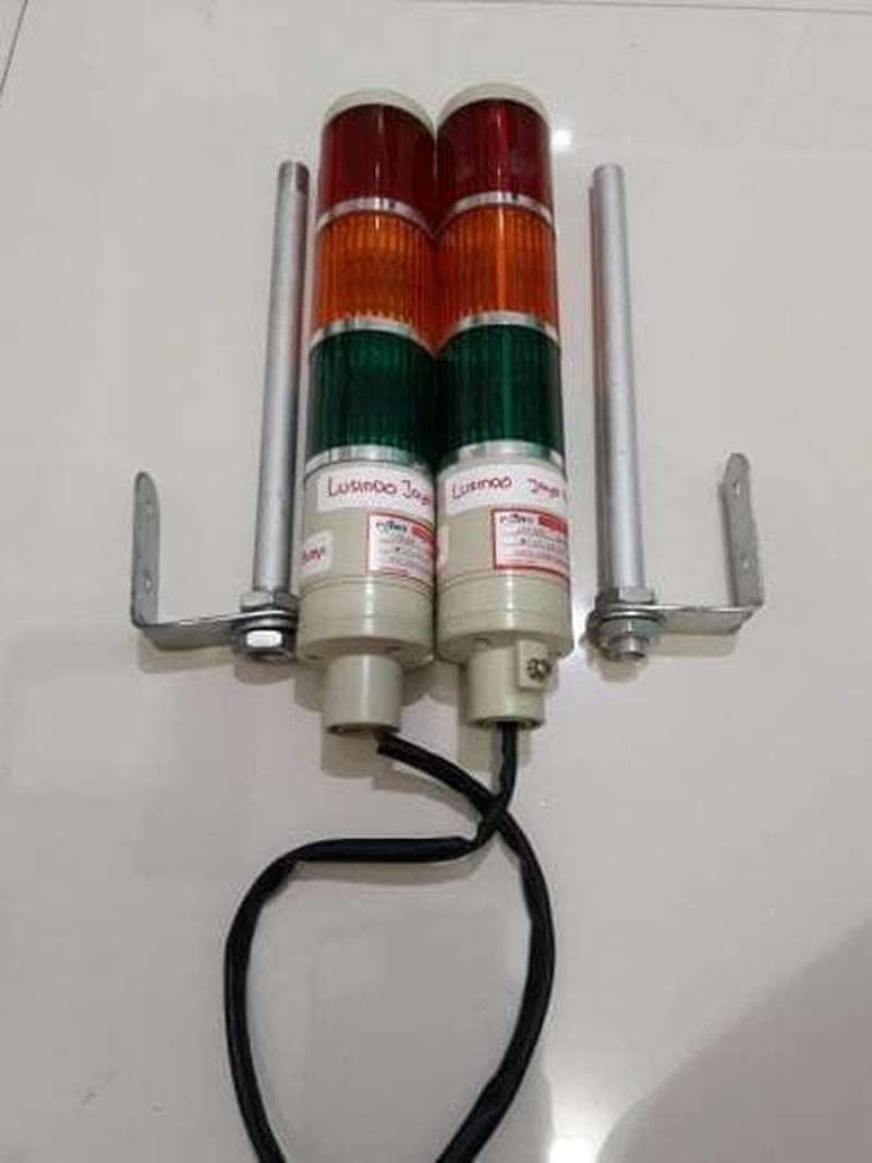 Jual Lampu Rotary / Tower Light 3 Warna With Buzzer (type Bunyi Dan ...