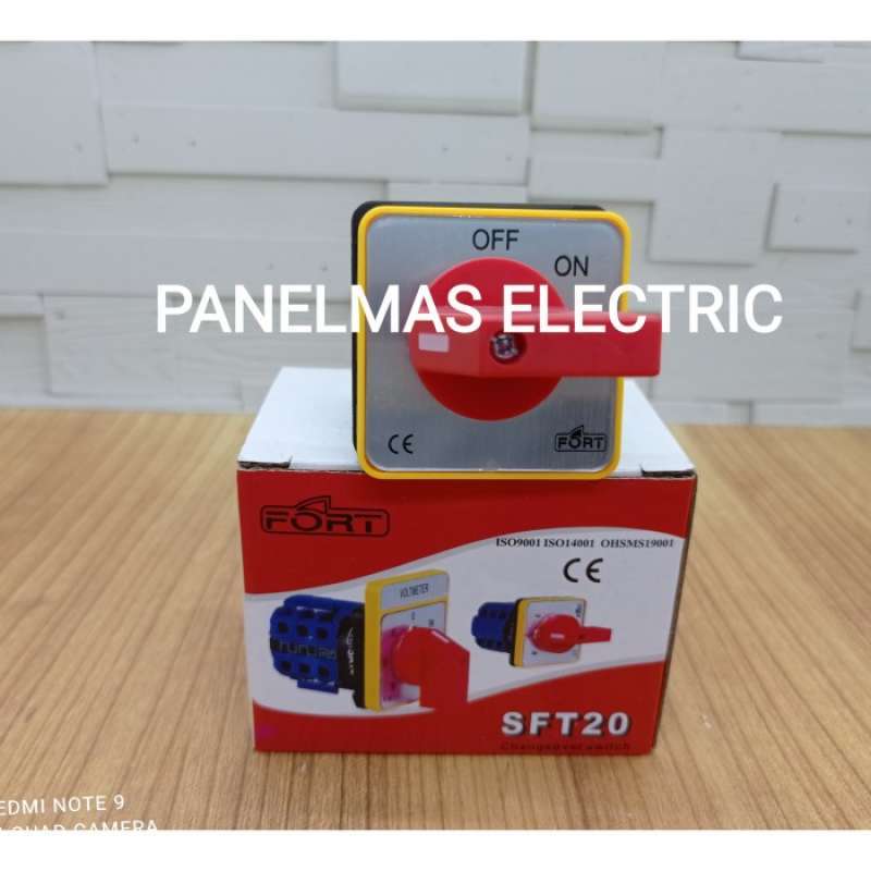 Jual Rotary Switch Sft20-2-1 Sa16 On-off 1p Fort Selector Saklar Putar ...