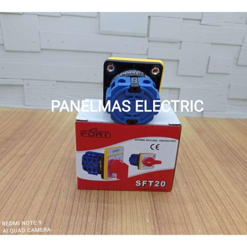 Jual Rotary Switch Sft20-2-1 Sa16 On-off 1p Fort Selector Saklar Putar ...