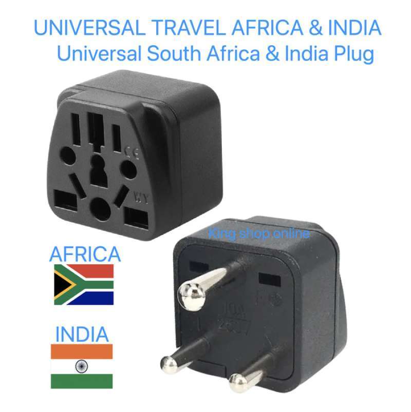 Jual Colokan Steker Travel Adapter Konverter Ke Africa India Nepal Type ...
