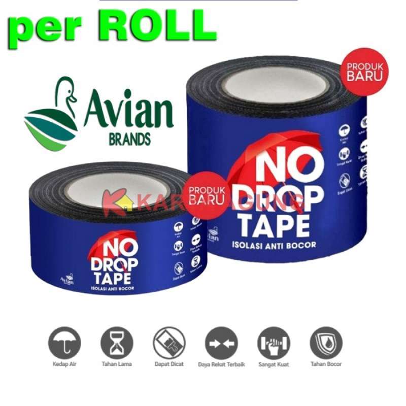 Jual No Drop Tape Isolasi Anti Bocor Lakban Penambal Seng Atap Pipa