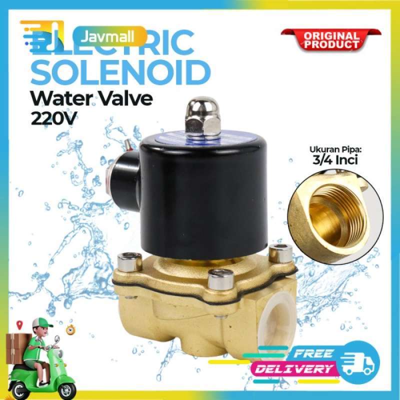 Jual Solenoid Valve 3/4 Kuningan Selenoid Valve Ac 220 V Normal Close Di Seller Shin Store ...