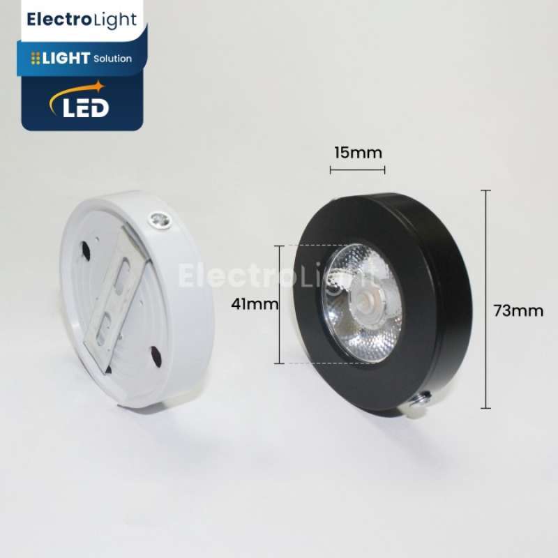 Promo Lampu Downlight Mini Led 5w Hias Outbow Tempel Minimalis Hitam ...