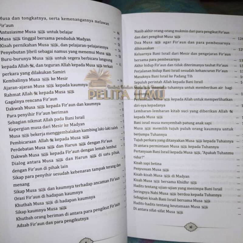 Promo Buku Pelajaran Hidup Dari Kisah-kisah Nabi Musa 'alaihissalam ...
