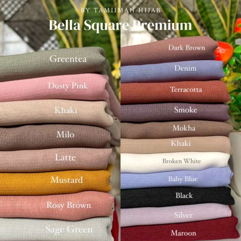 Jual [part 1] Bella Square Premium 110x110 By Tamiimah Hijab - Milo Di ...