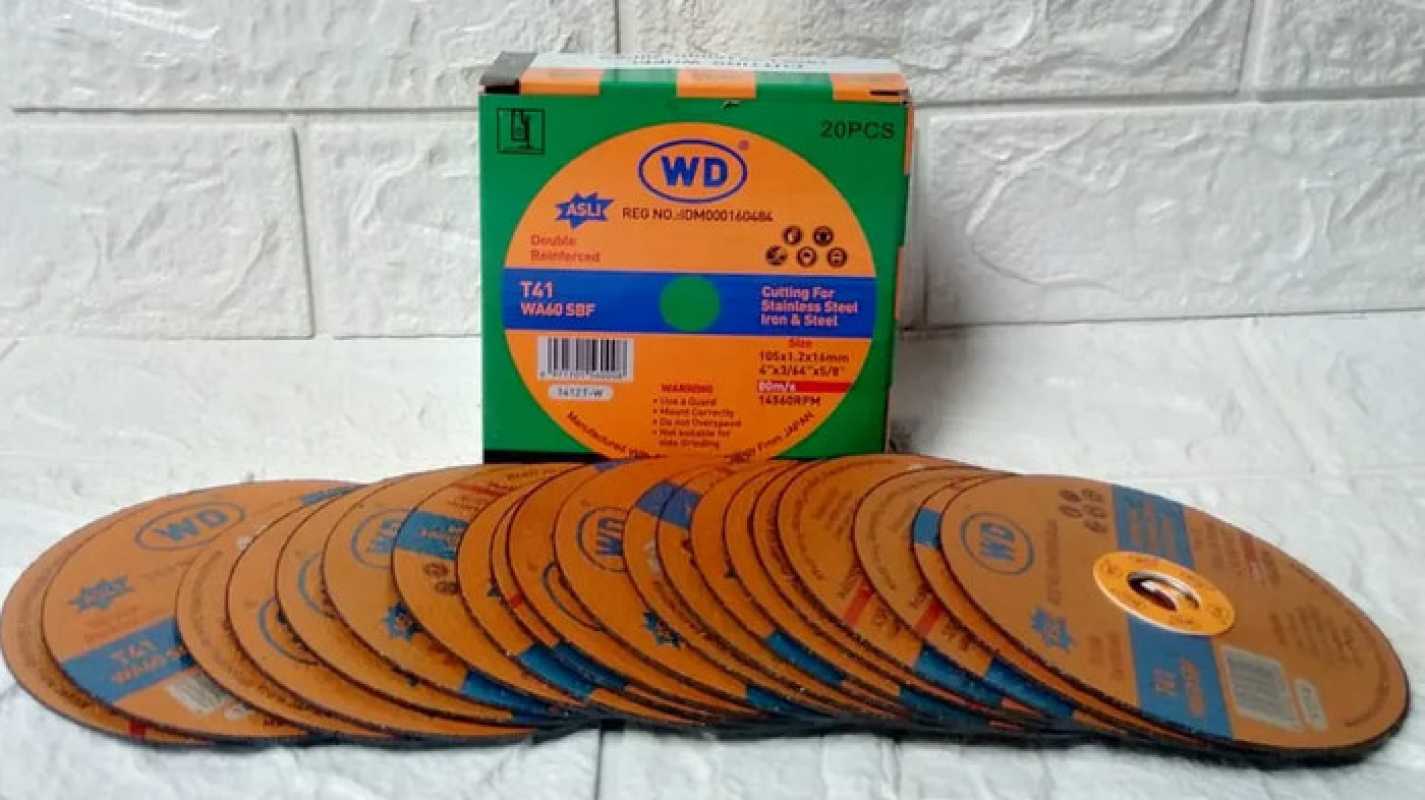 Jual Batu Gerinda Potong Wd 4 Inch X 1,2 Mm Original - Harga Per Box ...