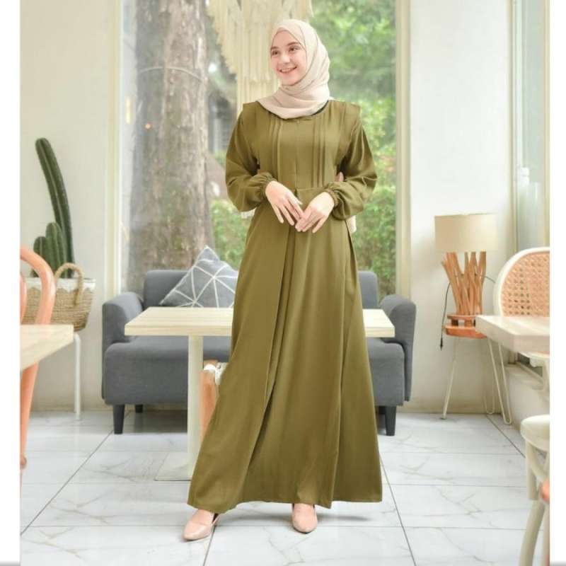 Jual Gamis Terbaru 2023 Lebaran Wanita Syari Modis Dan Stylish Di Hari ...