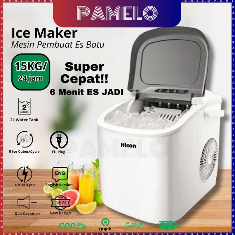 Promo Mesin Es Batu Kristal Pembuat Es 15-30kg/d Terbaik Cafe Kantor ...
