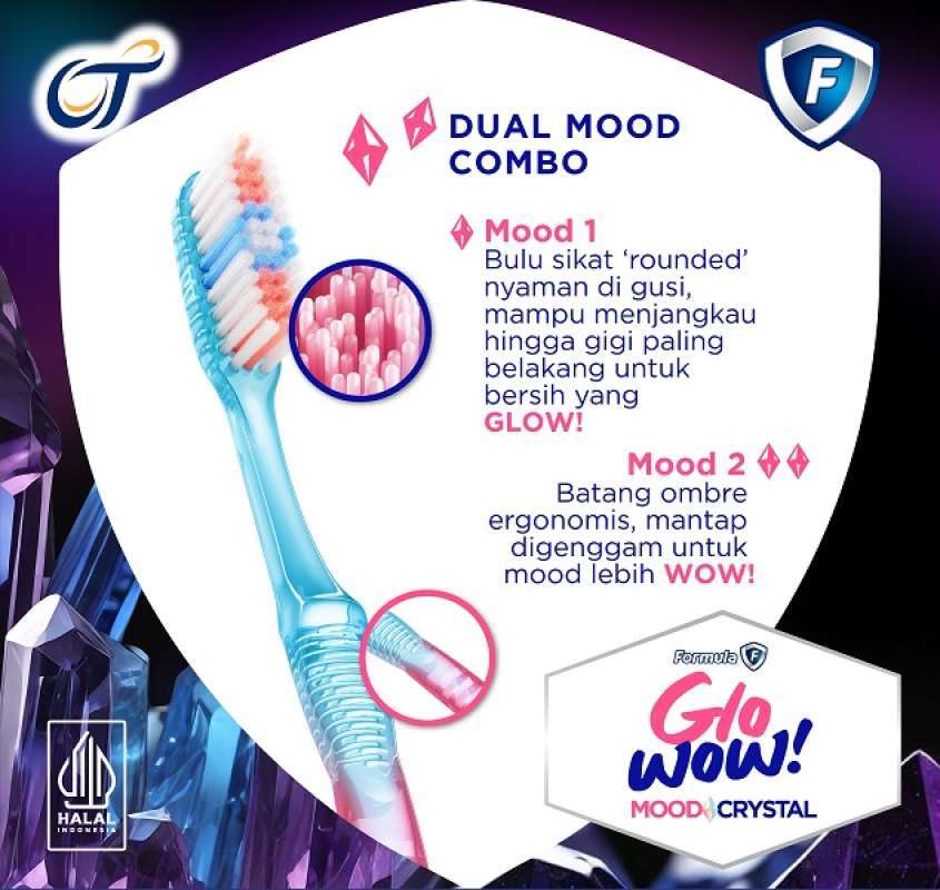 Jual Sikat Gigi Formula Glowow Mood Crystal Single Di Seller Ot ...