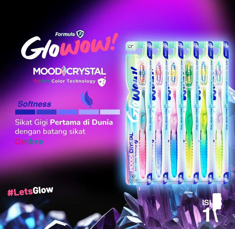 Jual Sikat Gigi Formula Glowow Mood Crystal Single Di Seller Ot ...