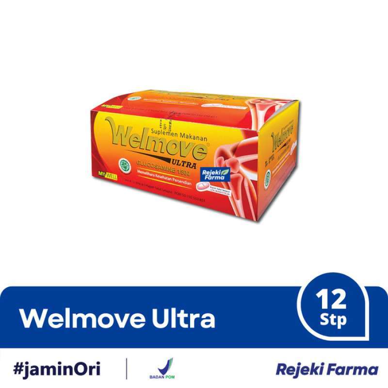 Promo Welmove Ultra 1 Box Isi 12 Strip - Wellmove Merah Suplemen Sendi ...