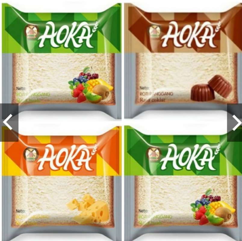 Jual Aneka Roti Isi Selai Viral Aoka 65gr Di Seller Cocomot Snack ...