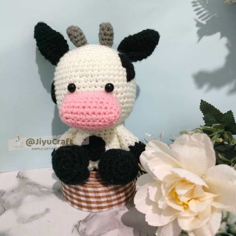 Promo Boneka Rajutan Sapi / Amurumi Handmade Diskon 23% Di Seller ...