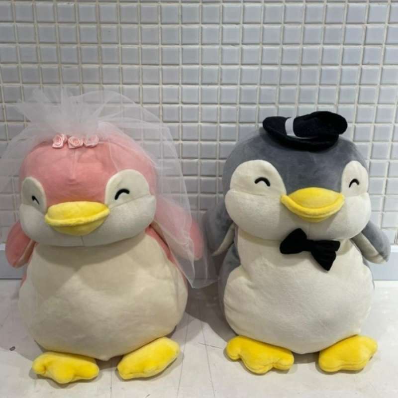 Promo Miniso Penguin Plush Toy Boneka Karakter Binatang Penguin Diskon ...