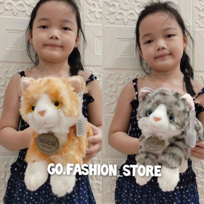 Promo Boneka Hewan Kucing Meong / Boneka Sitt Cat Mio Kalung Logo ...