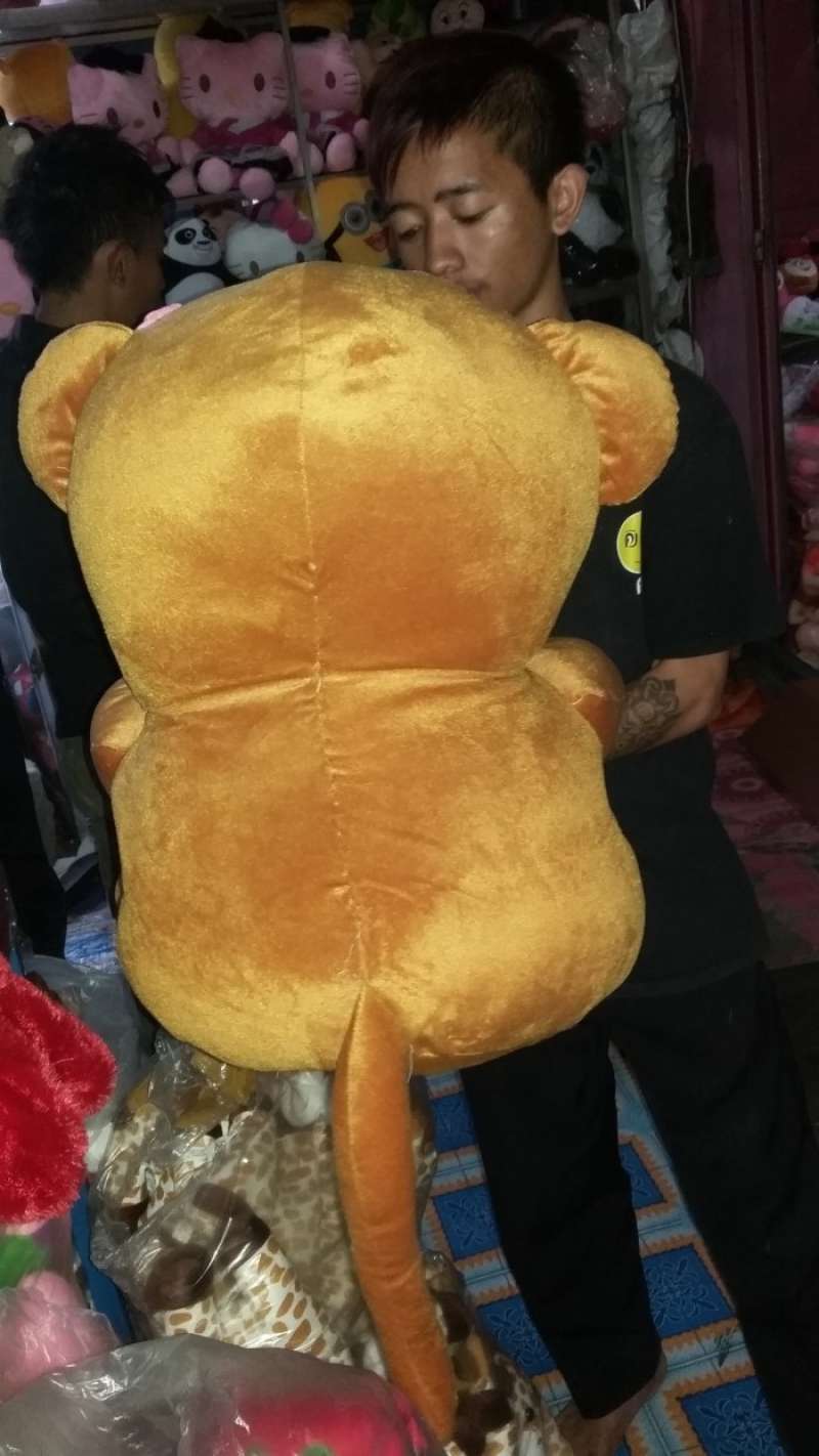 Promo Boneka Monyet Kingkong Kera Simpanse Orang Hutan Coklat Jumbo ...