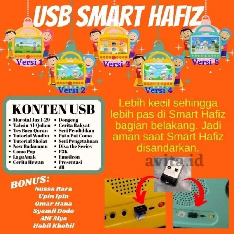 Promo Good Product Usb Smart Hafiz Versi 1 2 3 4 5 L Bonus Video ...