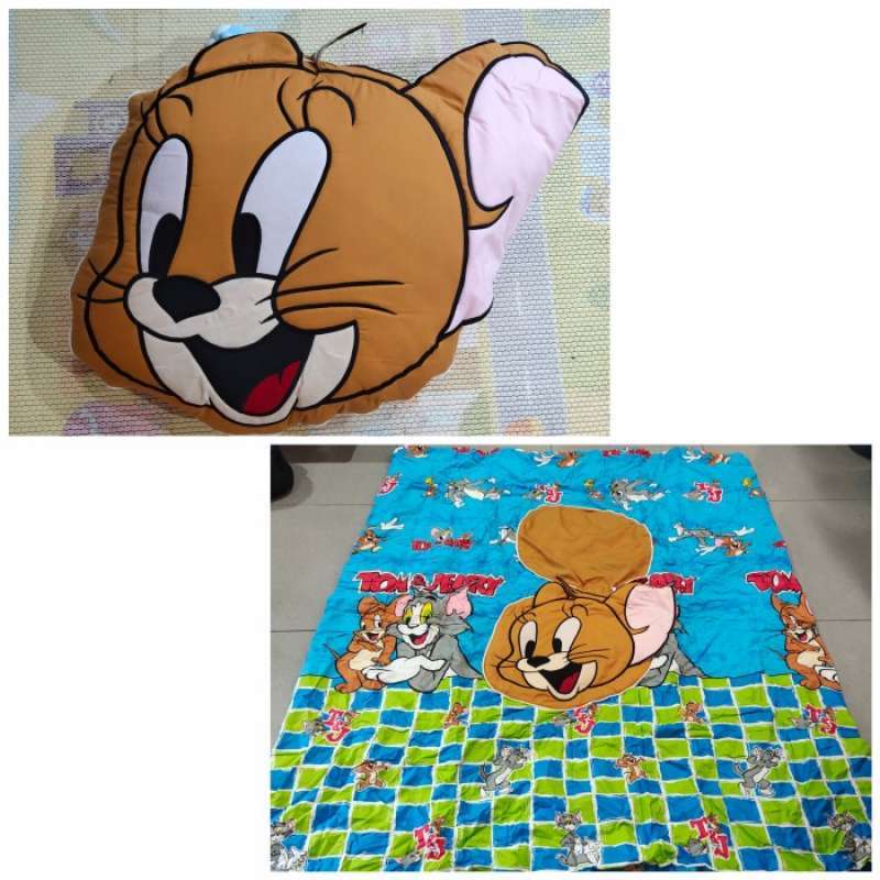 Promo Balmut Karakter Jerry Bantal Selimut Lucu Kado Anak Souvenir ...