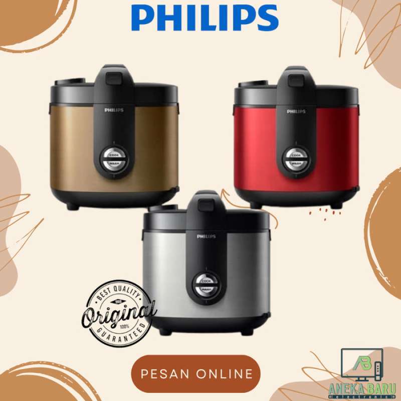 Promo Philips 2 Liter Rice Cooker Hd-3128 Gold Series Diskon 33% Di ...