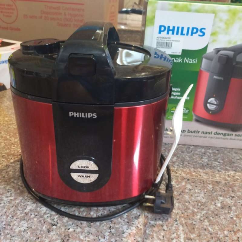 Promo Philips 2 Liter Rice Cooker Hd-3128 Gold Series Diskon 33% Di ...