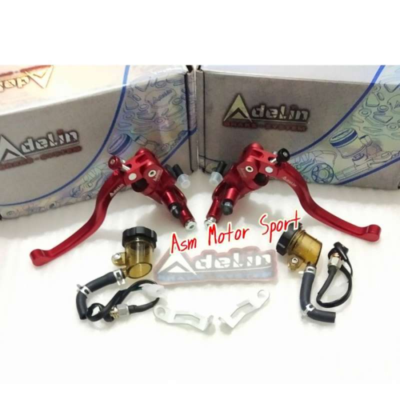 Promo Master Rem Set Kanan Kiri Adelin Px1 17,5mm Universal Adv Set Terbaik - Red Diskon 8% Di ...