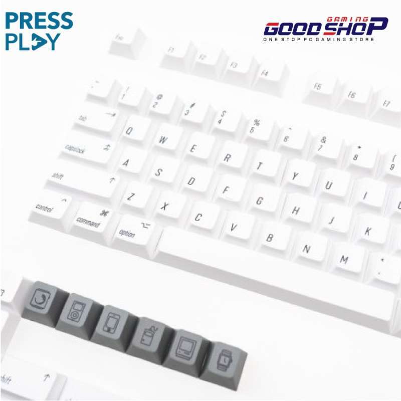 Promo Mac Pbt Dye Sub Keycaps By Press Play Diskon 20% Di Seller Good ...