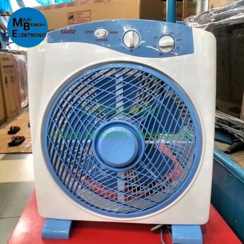 Promo Kipas Angin Kotak / Box Fan Sanex 12 Inch 818 Diskon 33% Di ...