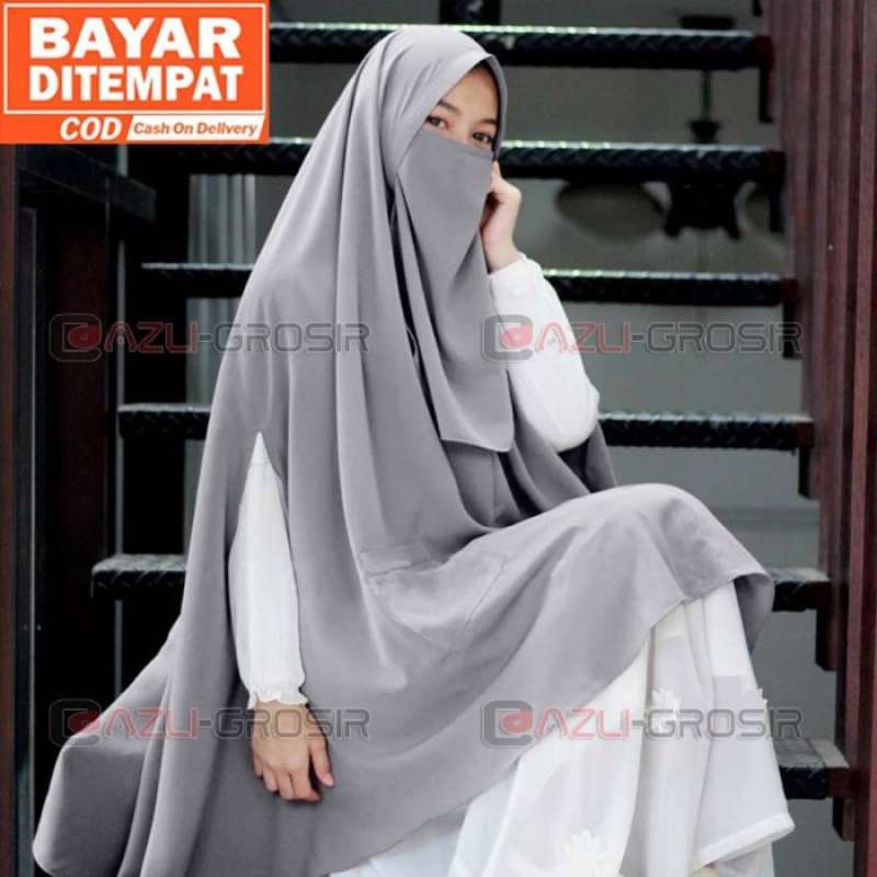 Jual Free Cadar - Khimar Syari Jilbab Instant Jumbo Hijab Instan As ...