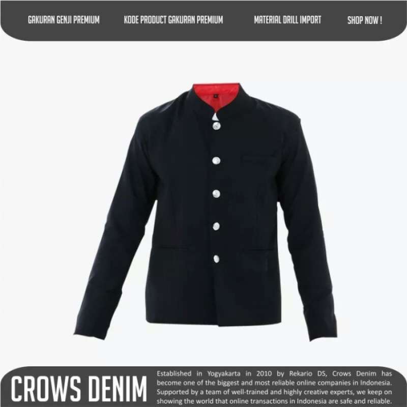 Jual Jas Blazer Pria Crows Zero Gakuran Suzuran Takiya Genji Premium Di ...