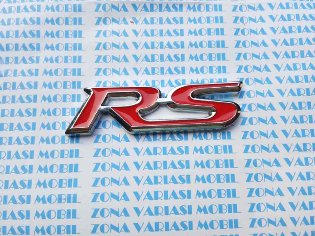 Promo Emblem Honda Rs Besi Merah / Logo Rs Diskon 27% Di Seller ...