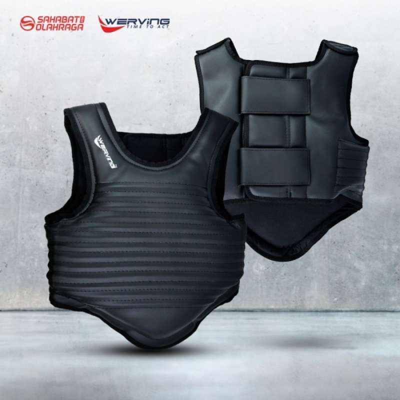 Promo Body Protector Silat Velcro Werving, Body Silat Velcro - Hitam ...