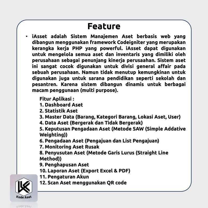Promo Source Code Aplikasi Sistem Informasi Manajemen Aset Dan ... Promo Source Code Aplikasi Sistem Informasi Manajemen Aset Dan ...