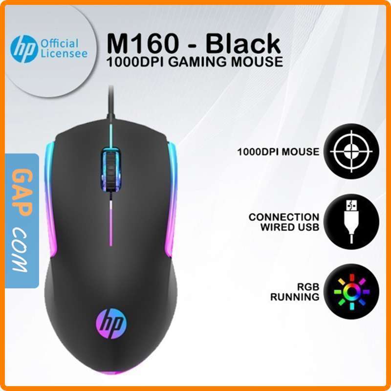 Jual Mouse Gaming Hp M160 1000dpi Rgb Gaming Mouse Di Seller Gapcom ...