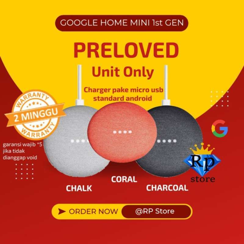 Jual Google Home/nest Mini 1/2/3/4/5/6/1st/2nd/3rd/4th/5th Gen - Nest ...
