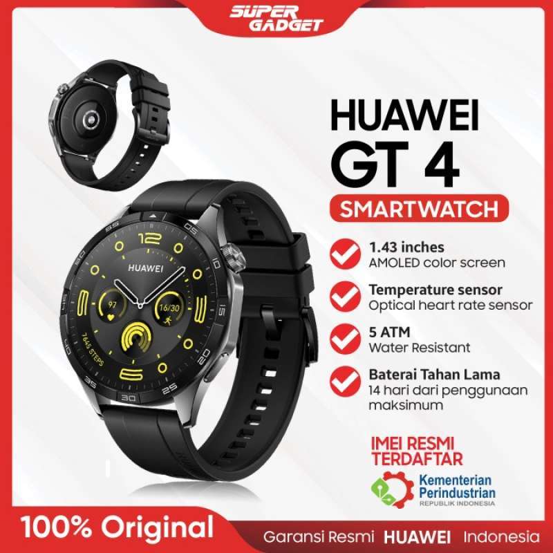 Jual Huawei Watch Gt 4 41mm 46mm Smartwatch Gt4 - L.brown 46mm Di ...